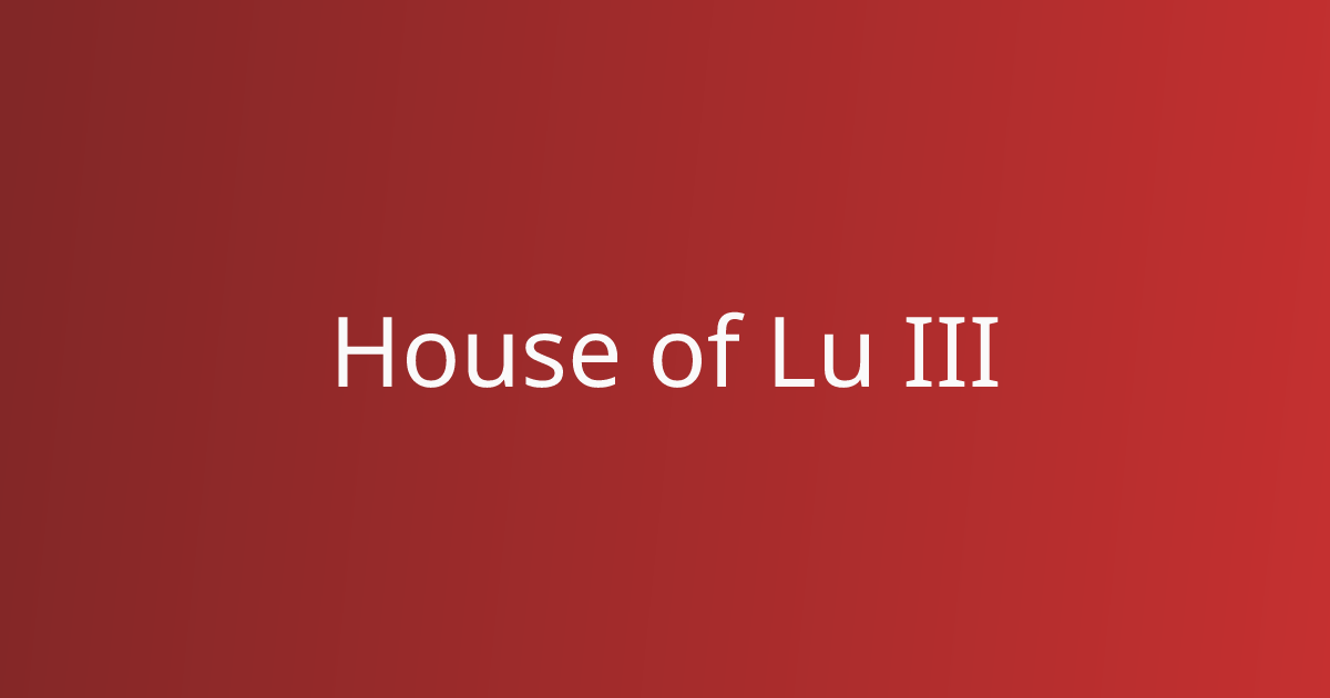 Order Authentic Chinese Online | House of Lu III - Pickup or Delivery ...